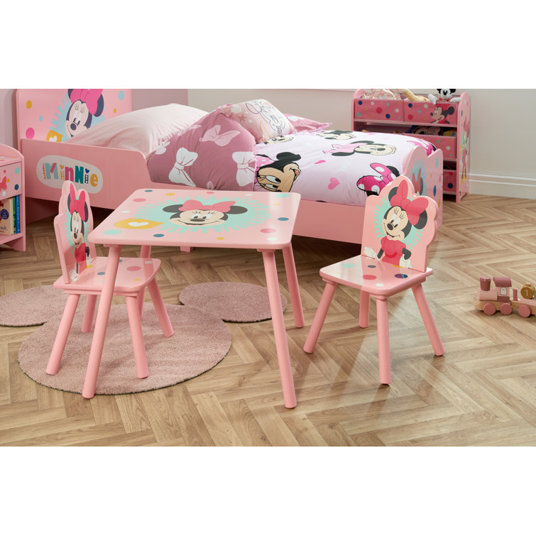 Disney Minnie Mouse Table & Chairs | Wayfair.co.uk