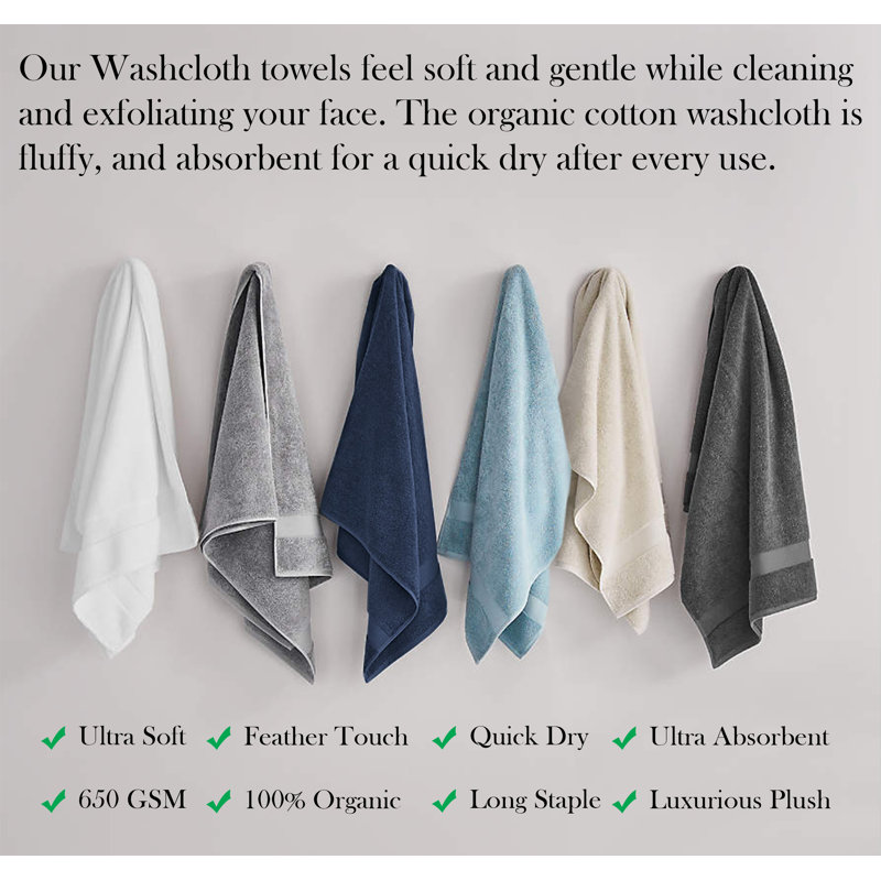 Eider & Ivory™ Crestover 100% Organic Cotton Luxuriously Plush ...