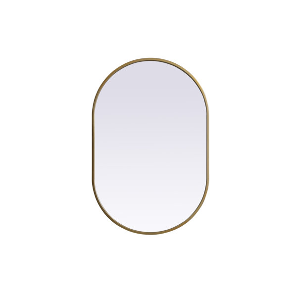RE/FINE™ Sabine Metal Pill Wall Mirror & Reviews | Wayfair