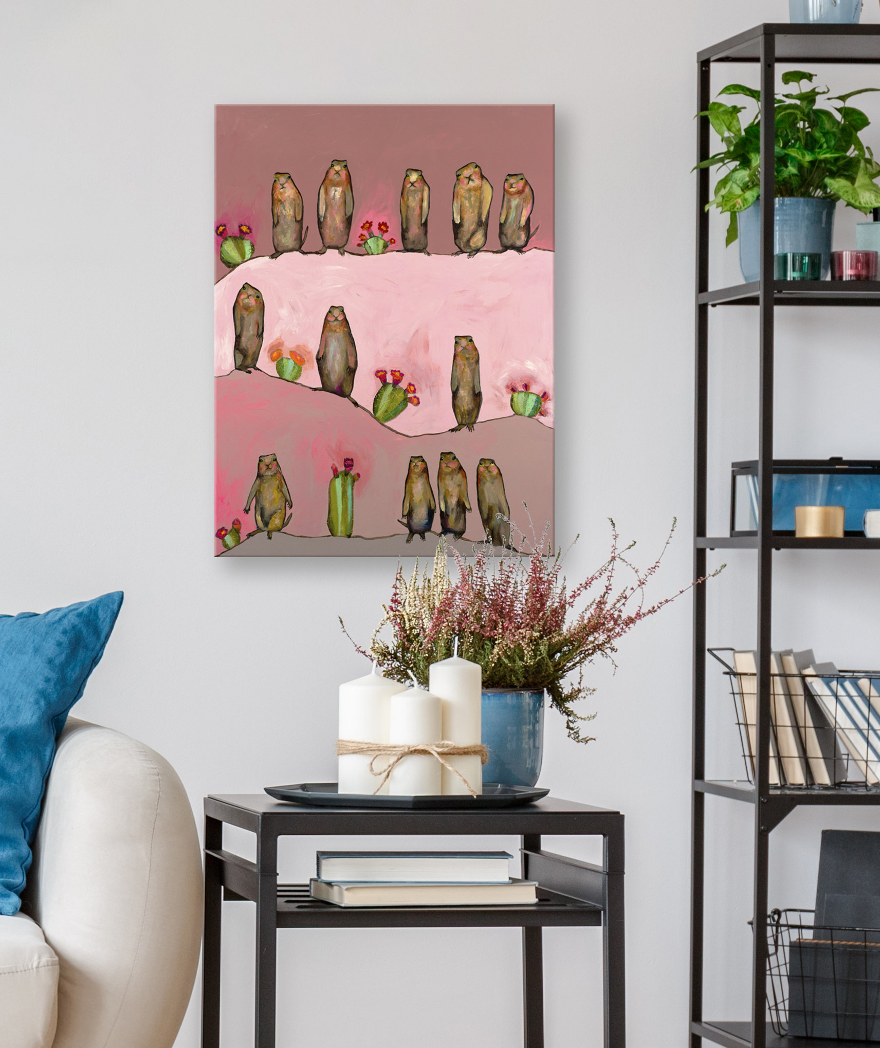 GreenBox Art 'Prairie Dogs' - Wrapped Canvas Print | Wayfair