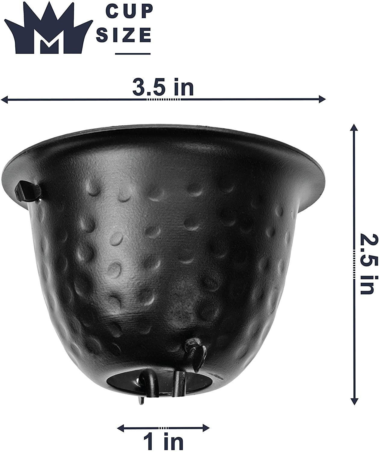 Monarch Rain Chains Aluminum Hammered Cup Rain Chain Replacement ...