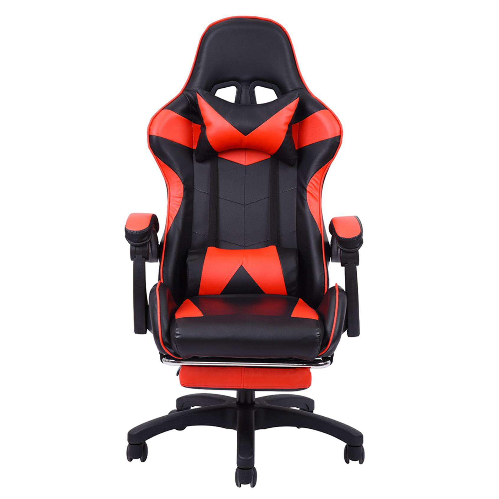 Inbox Zero Gaming Chair With Footrest Adjustable Backrest Reclining ...