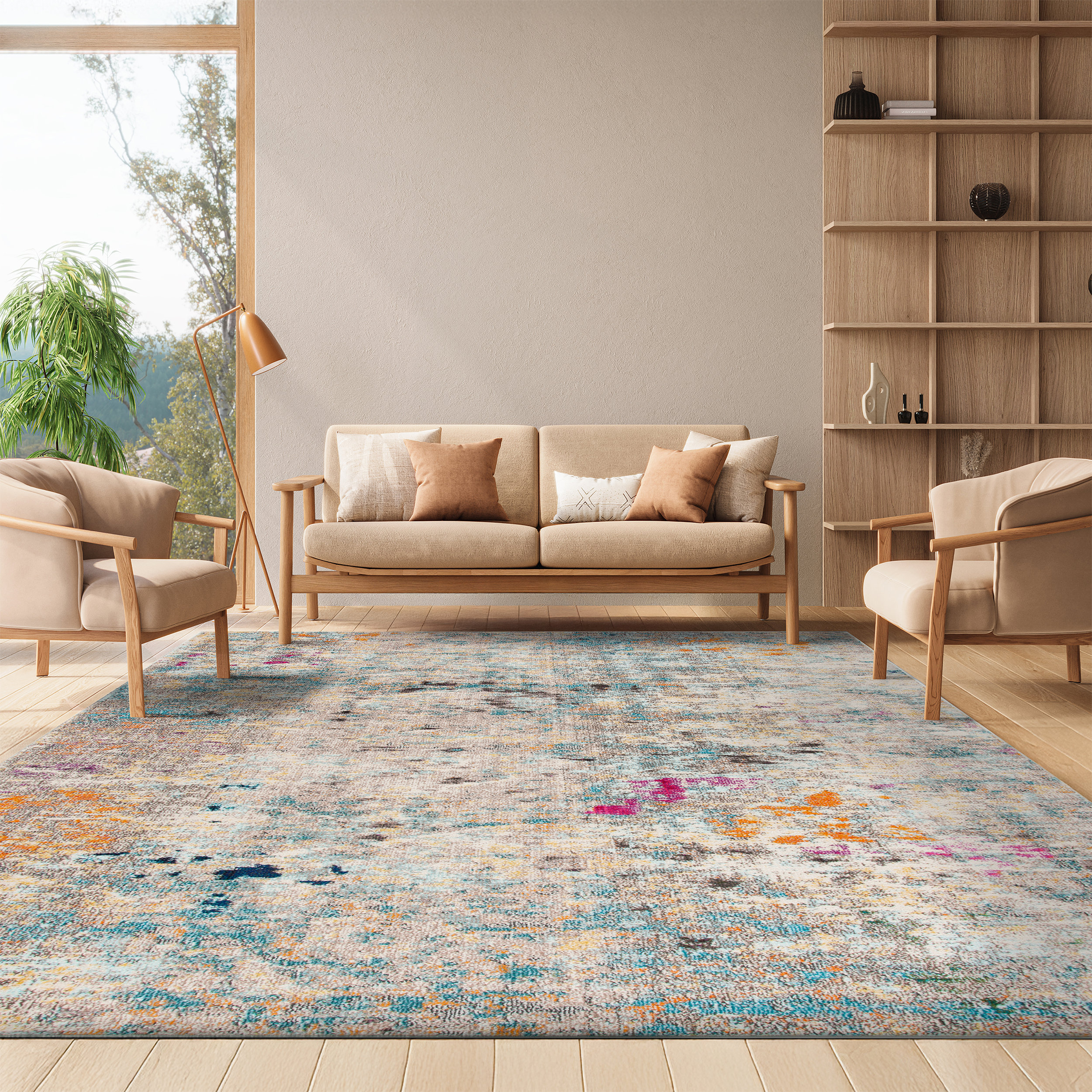 Trent Austin Design® Riccio Beige/Gray Area Rug & Reviews | Wayfair