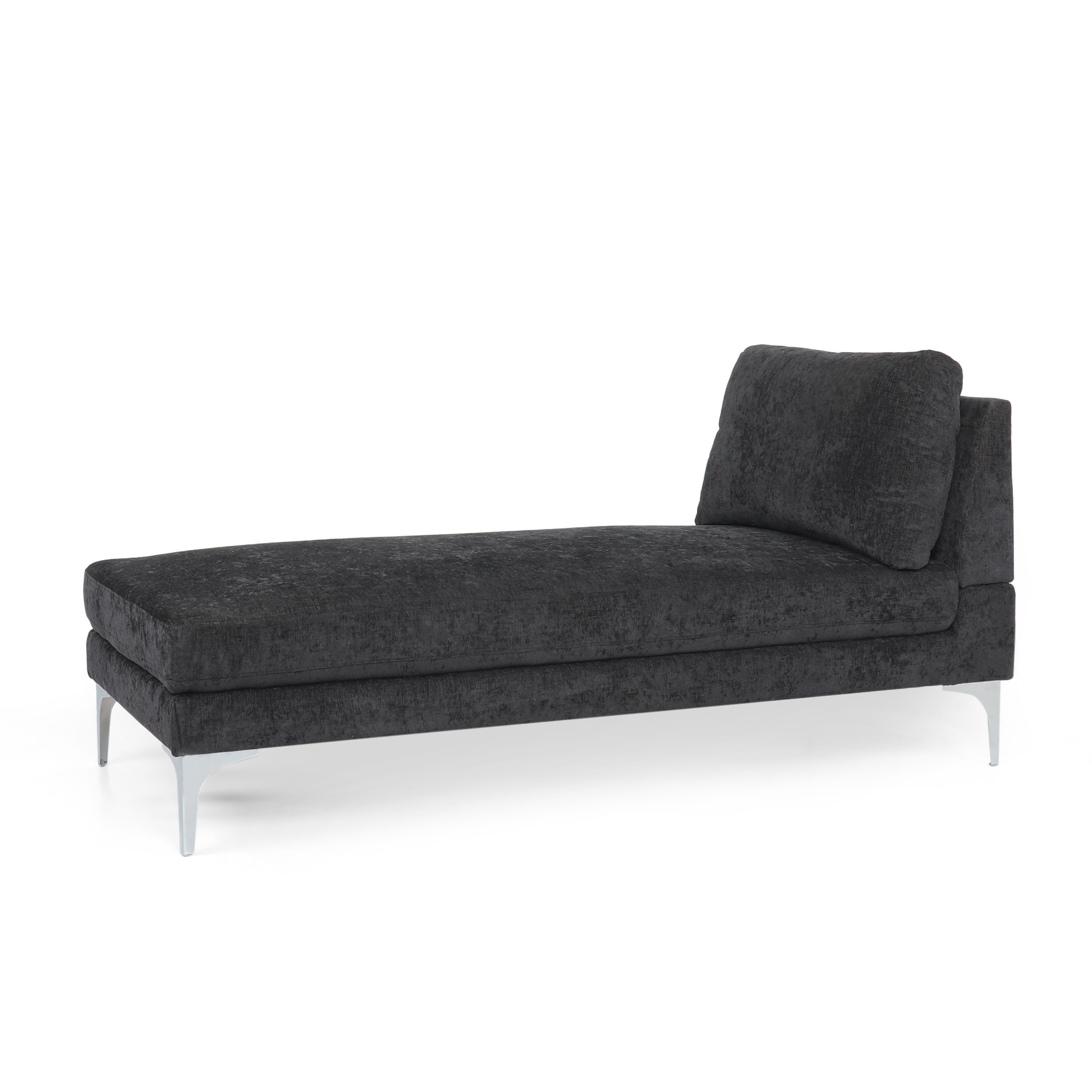 Ivy Bronx Modern Chic Chaise Lounge with Plush Backrest | Wayfair