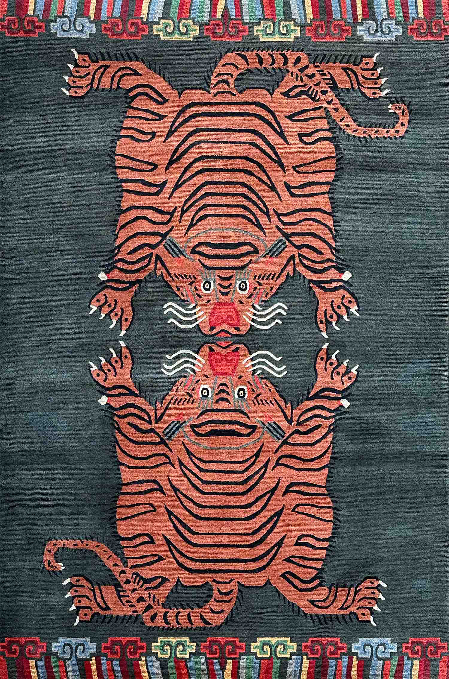 Tibet Rug Company DOUBLE TIGERS GRAY | Perigold