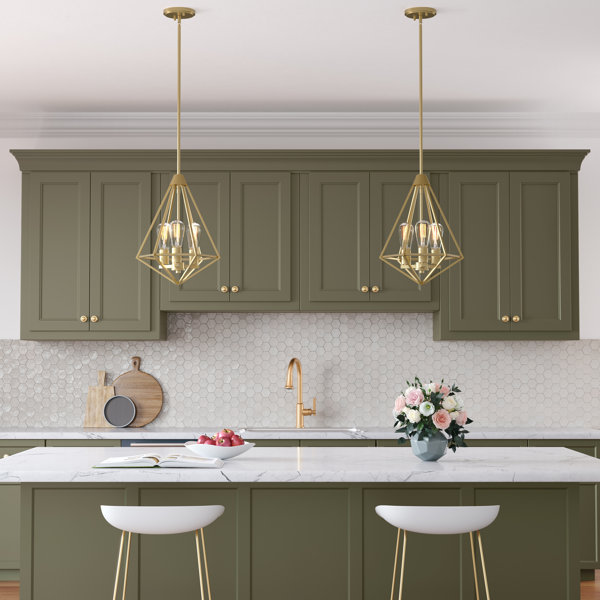 Corrigan Studio® 3 - Light Geometric Pendant | Wayfair