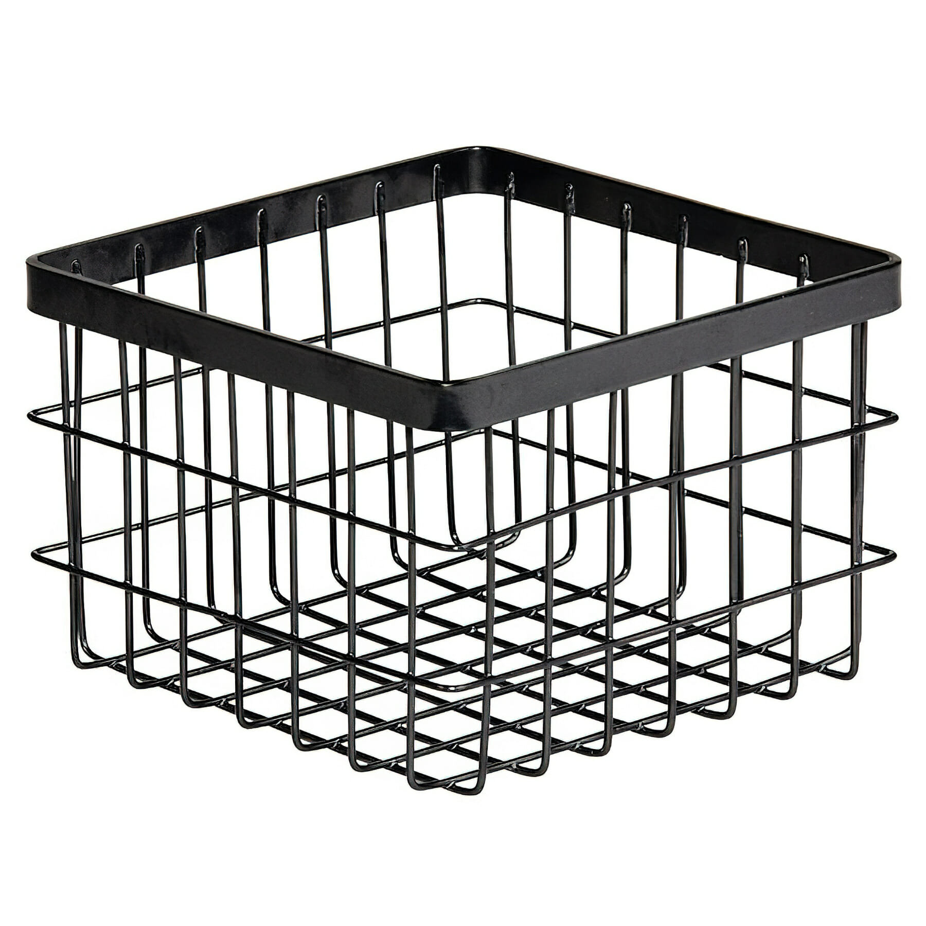 G.E.T. Square Metal Storage Wire Basket for Pantry, Produce and More, 6 ...