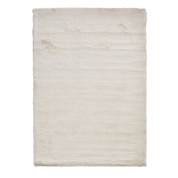 Canora Grey Teddy area rug Table Tufted Rectangle Beige & Reviews ...