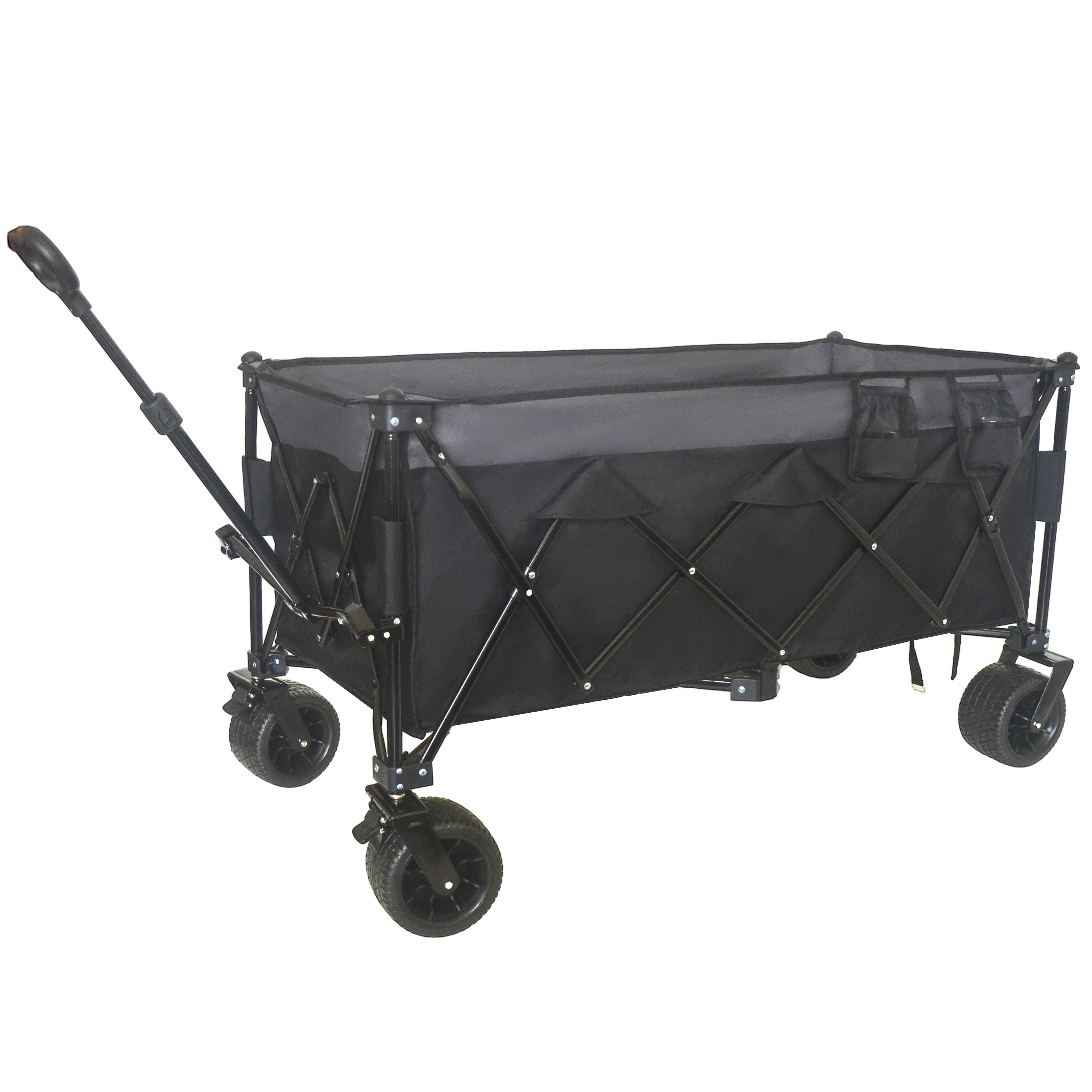 Fuzzy Muffs Heavy-Duty Foldable Utility Wagon - 480lbs Capacity ...