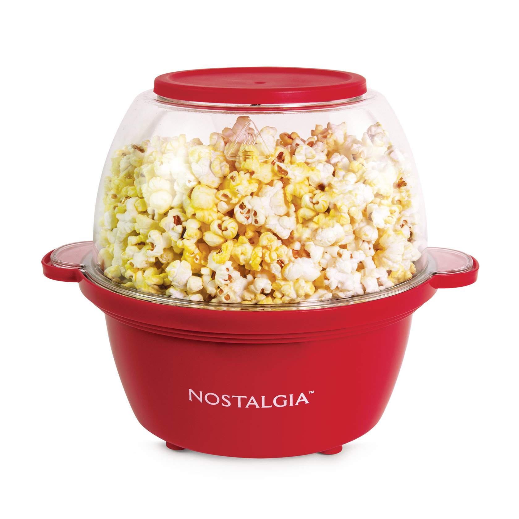 Nostalgia 2 Qt Stainless Steel Stirring Popcorn Popper - Red & Reviews ...