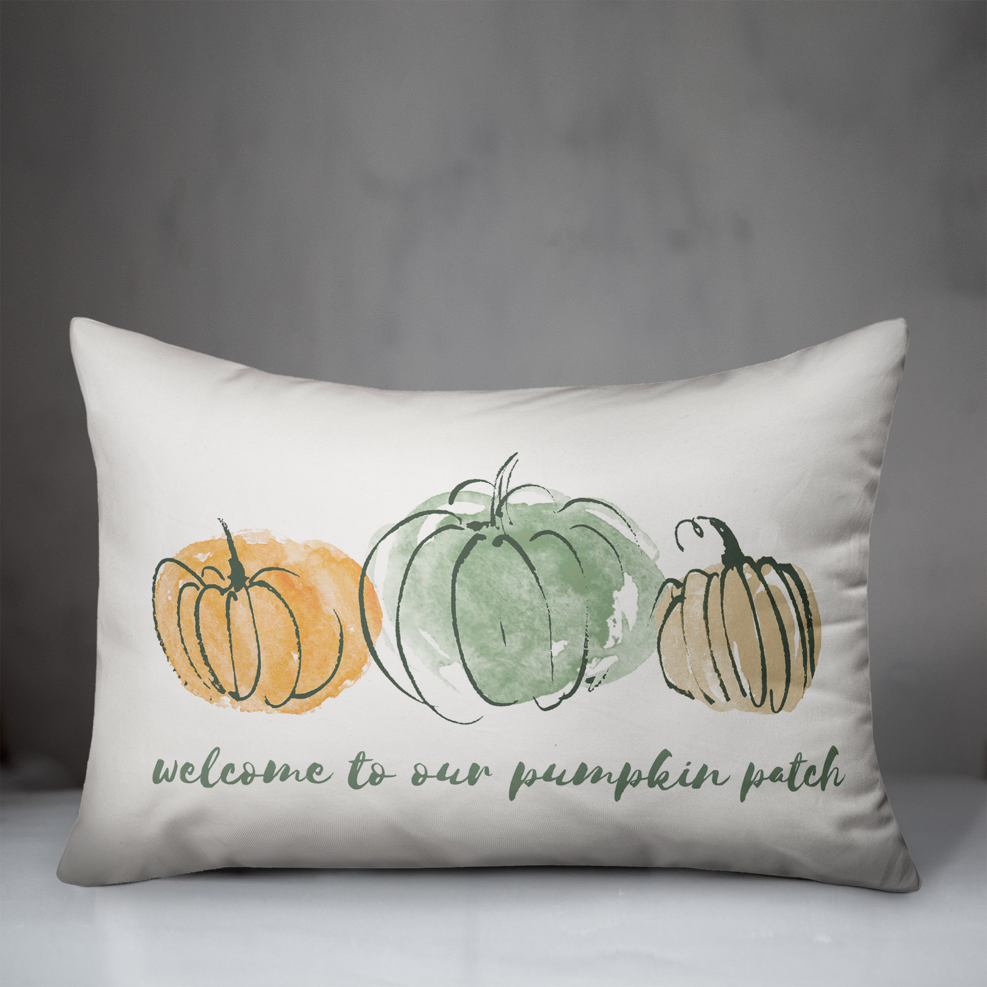 Designs Direct Creative Group Welcome to Our Pumpkin Patch Lumbar ...