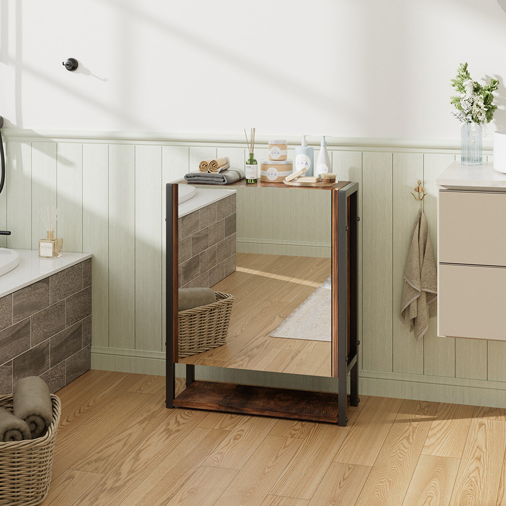 17 Stories 3-Layer Mirror Cabinet with Metal Frame | Wayfair.co.uk
