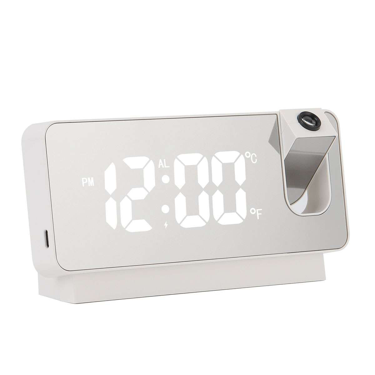 Wrought Studio™ Dugal Digital Electric Tabletop Clock with Alarm ...
