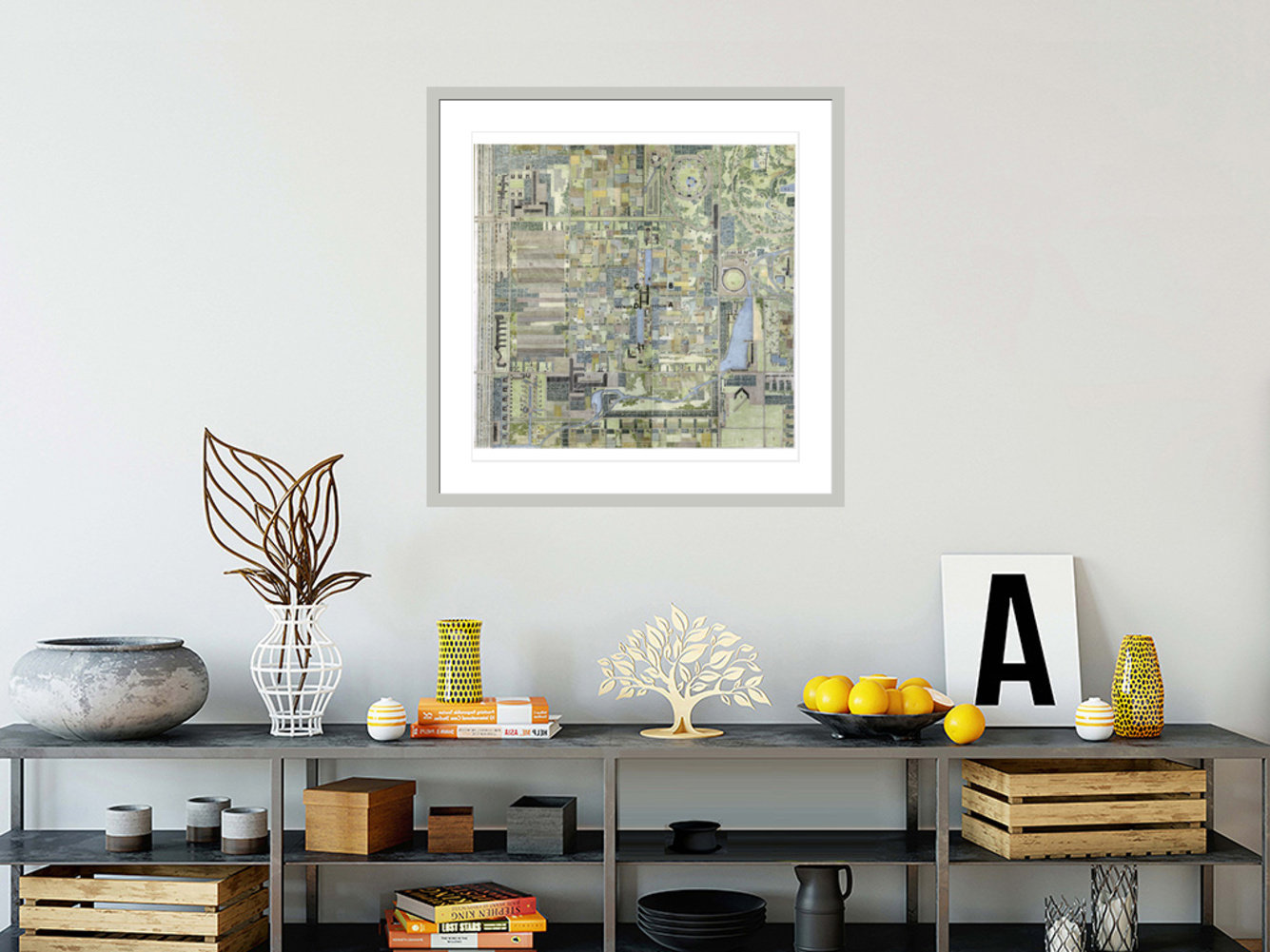 Wrought Studio™ The Living City (project) (plan view) by Frank Lloyd ...