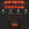 One Allium Way® 32" Fireplace Electric, 1400W Heat Energy, Led Log ...