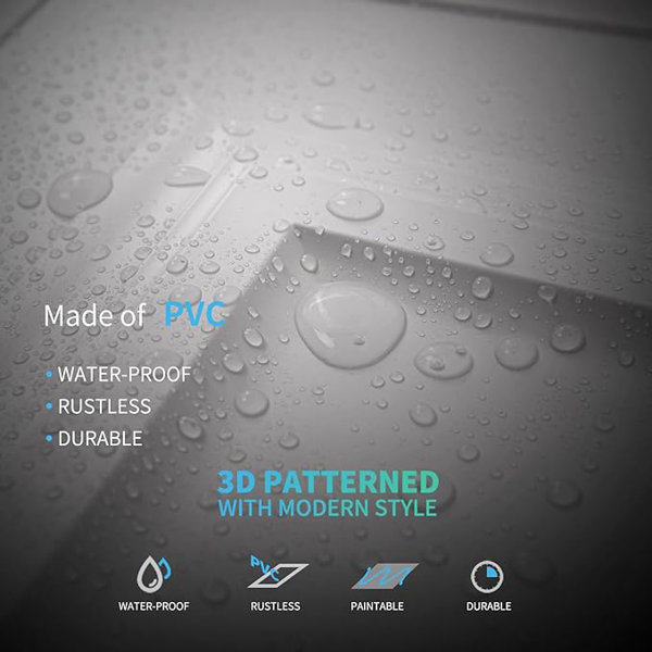 BEMA STONE LLC 20'' L x 20'' W Matte Vinyl Drop-In Ceiling Tile ...