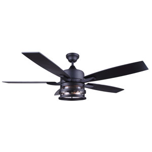 Breakwater Bay 52" Wilhite 5 - Blade Standard Ceiling Fan with Remote ...