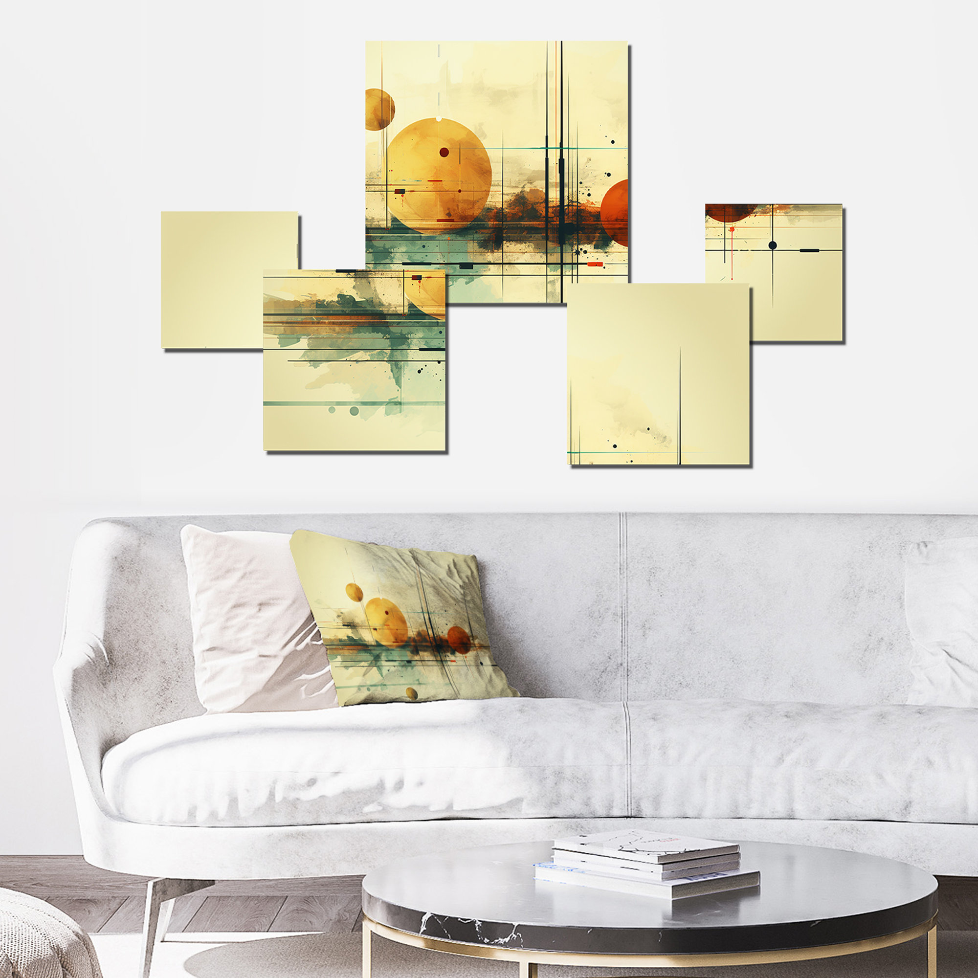 Ivy Bronx Transcendent Shapes Abstract Collages I - Abstract Collages ...