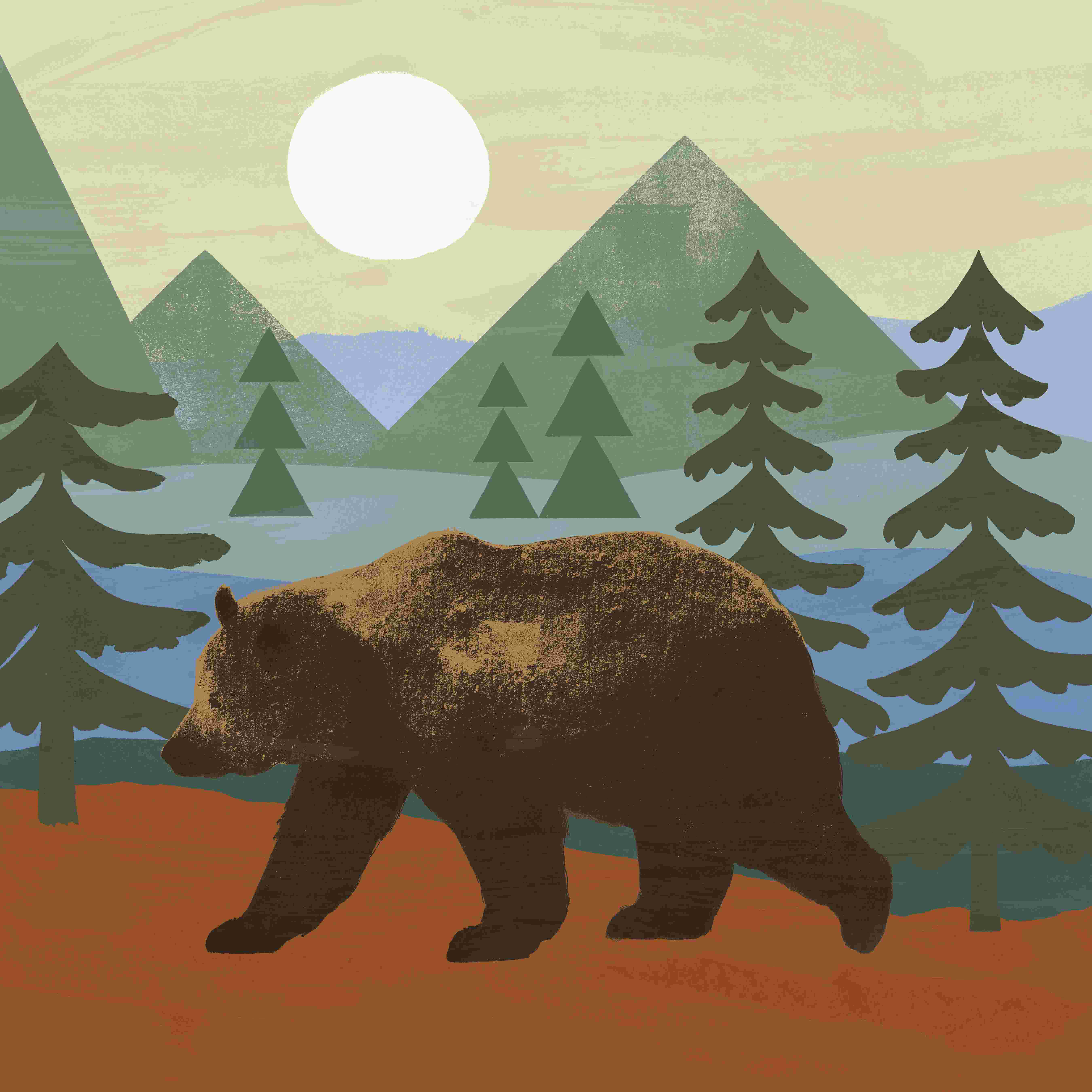 Millwood Pines Trailside Animals I by Victoria Barnes - Wrapped Canvas ...