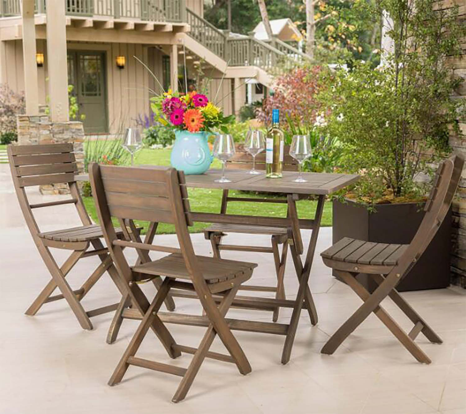 Hokku Designs Versatile Foldable Dining Set for All Occasions and ...