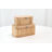 Bay Isle Home™ Cole And Grey Wood Ribbed Decorative Box With Brass ...