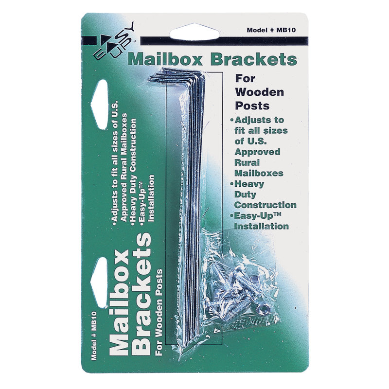 Architectural Mailboxes Metal Mounting Brackets, Stainless Steel ...