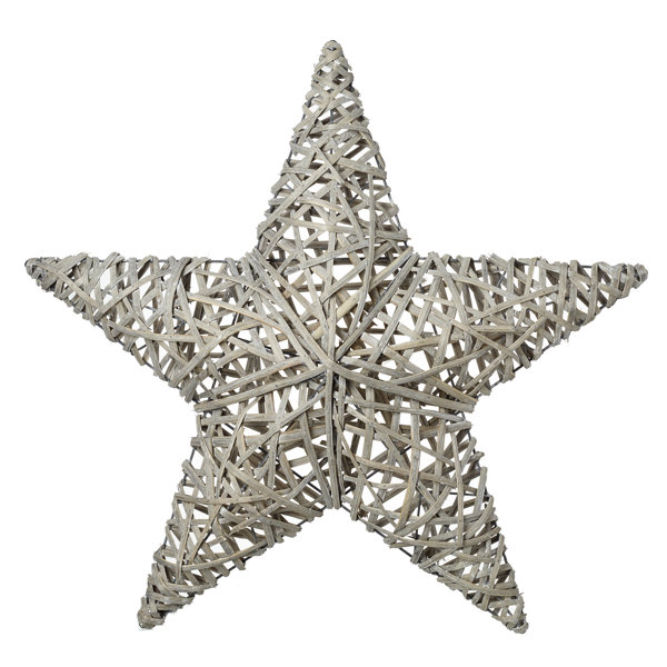The Seasonal Aisle Wicker Star Decoration | Wayfair.co.uk