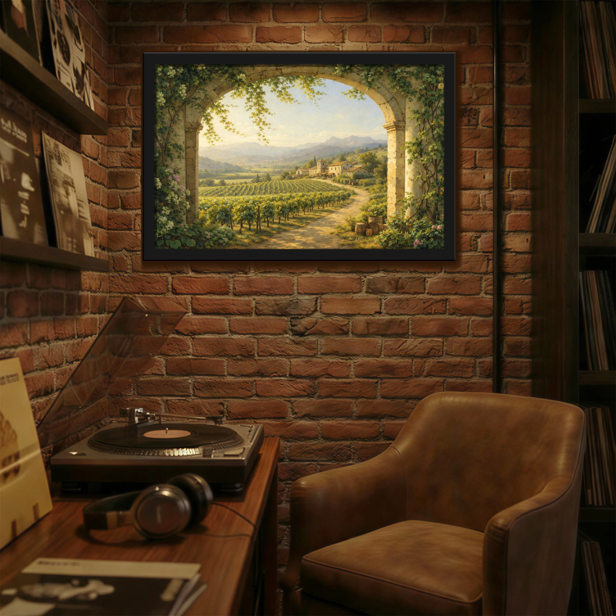 Winston Porter Scenic & Cityscapes Archway Vineyard Landscape With ...