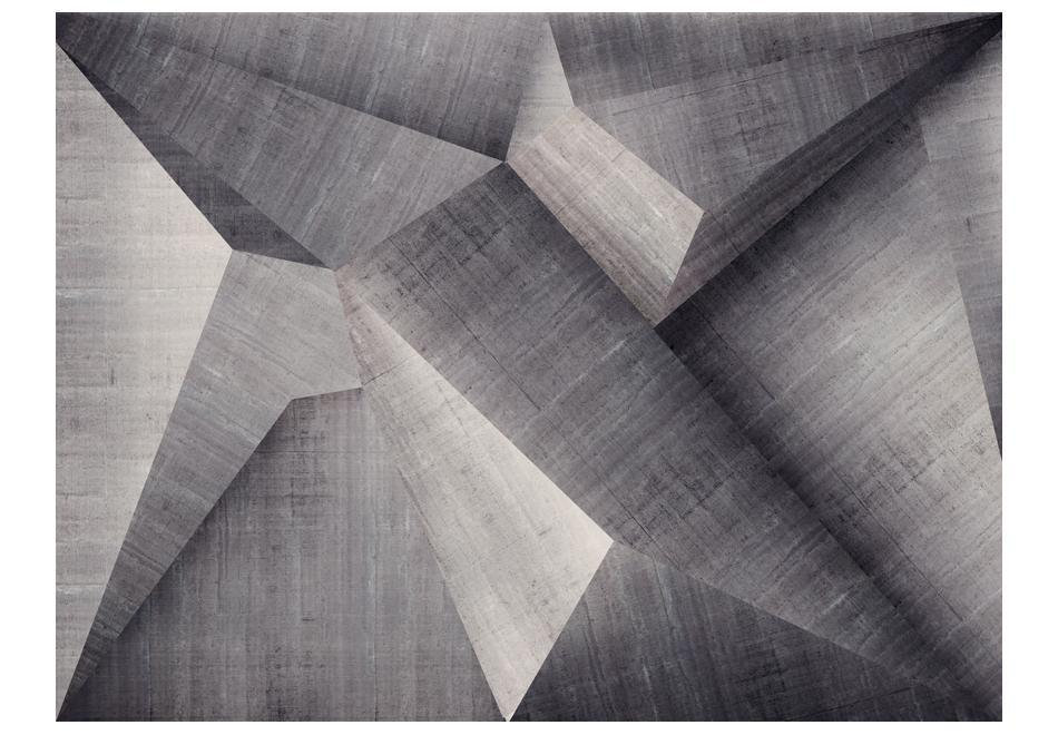 Fly Trend King, LLC Abstract Concrete Blocks Wall Mural | Wayfair