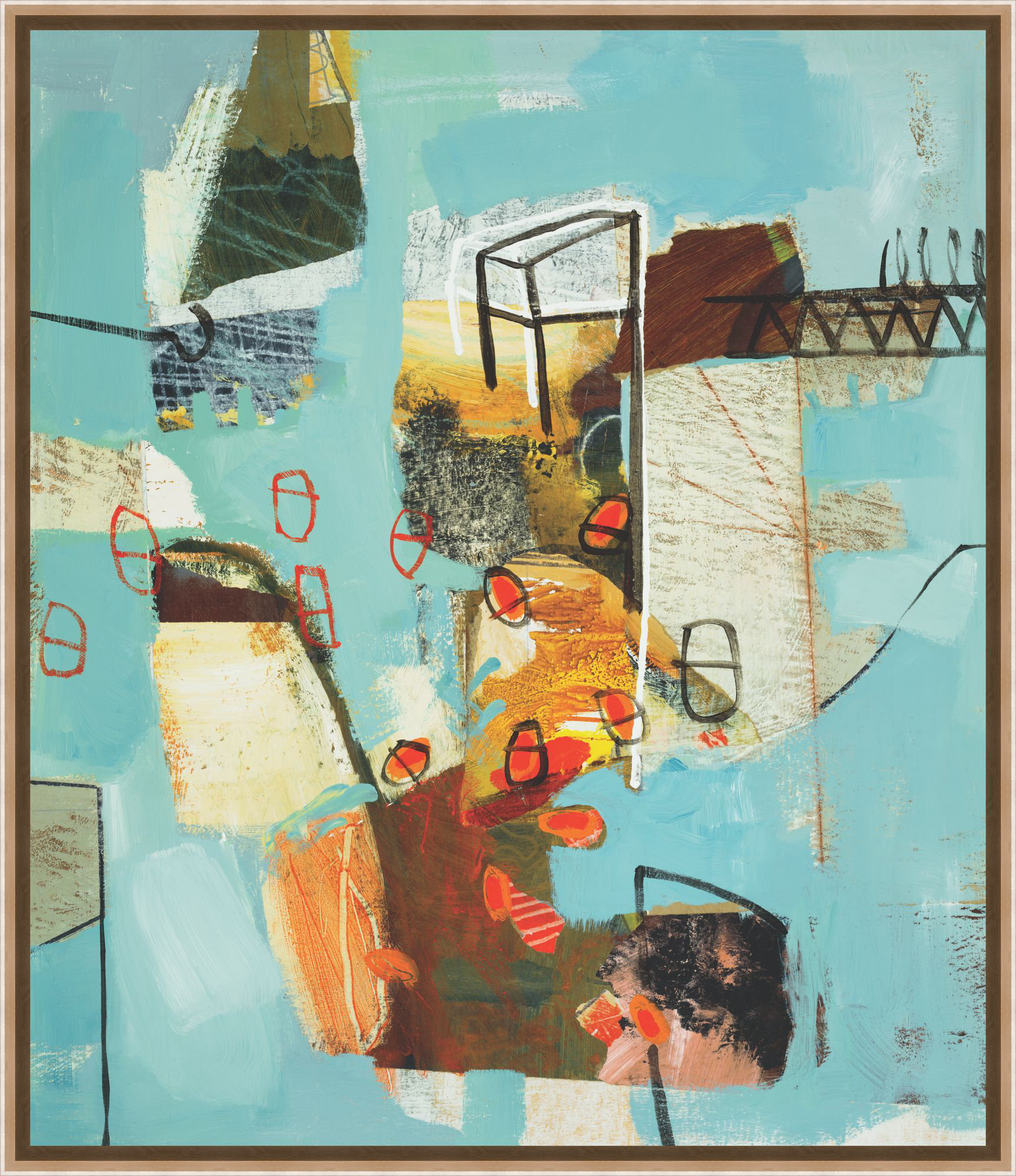 Art House Studios Out Of Shapes 1 Framed Art | Perigold