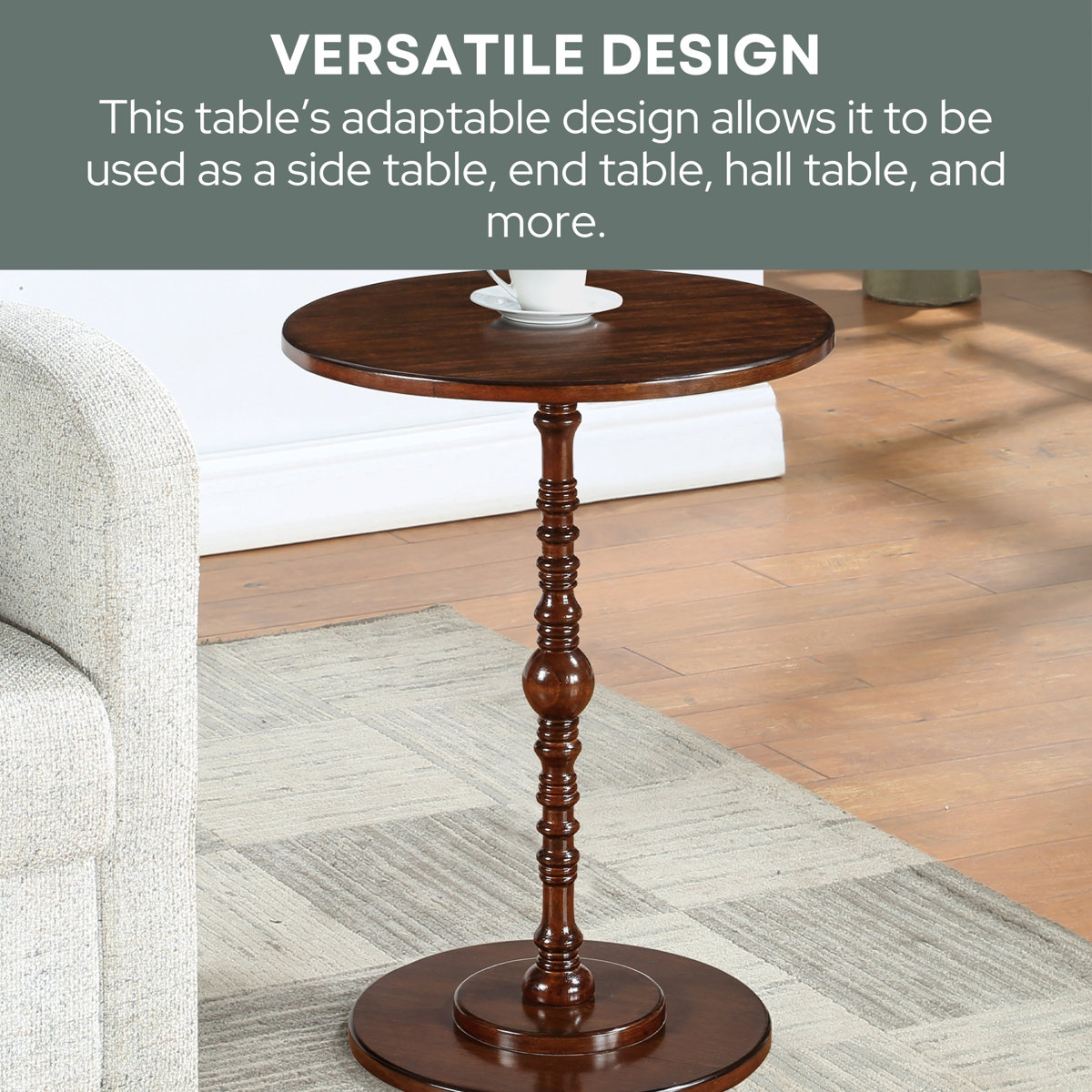 Charlton Home® Daneysha Spindle End Table & Reviews | Wayfair
