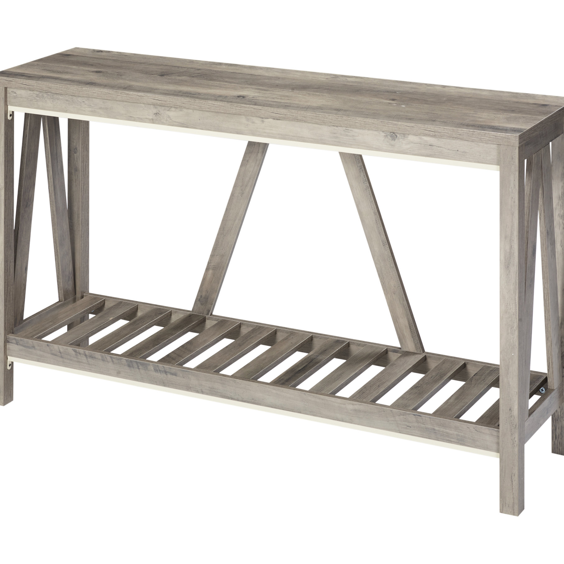 Ophelia & Co. Console Table With Rustic Touch, Gray Entryway For ...