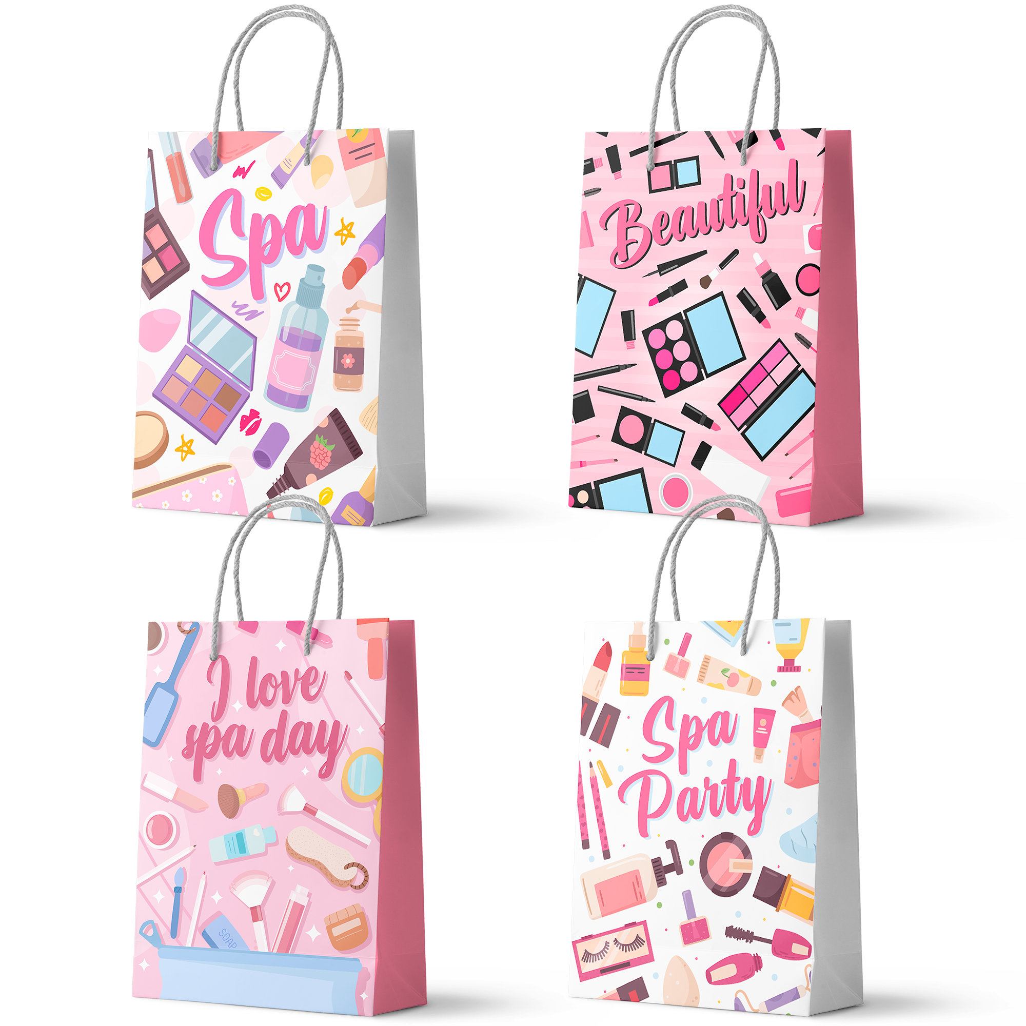 Mercer41 Spa Party Favor Bags, 24pcs Spa Party Gift Bags Spa Party ...