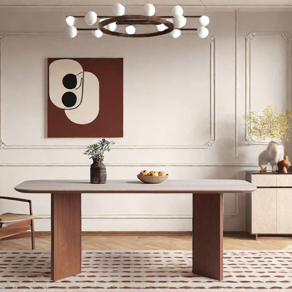 Red Barrel Studio® Emeree Rectangular Dining Table | Wayfair