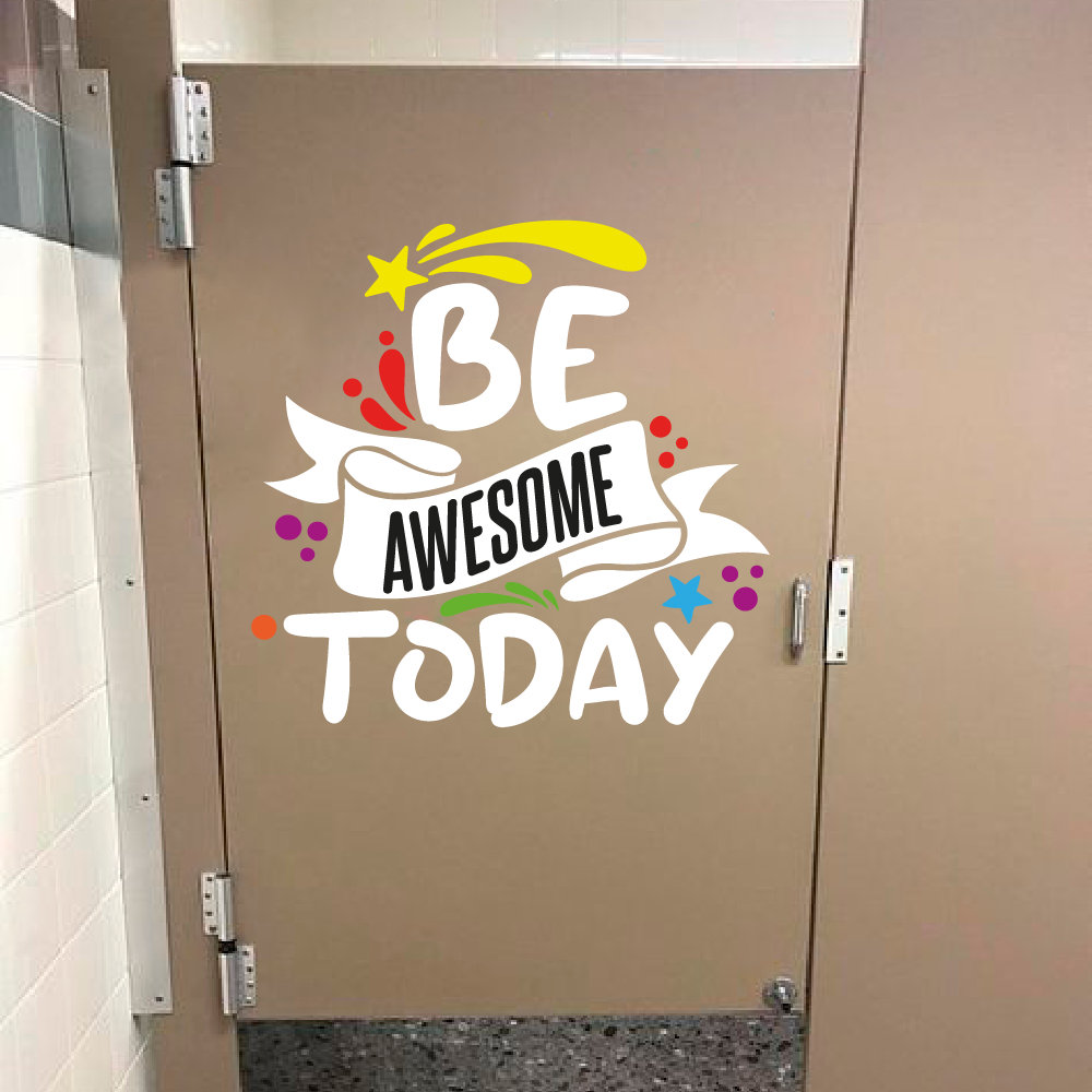 Trinx Multicoloured Creative Lettering Art Bedroom & Cubicle Doors ...