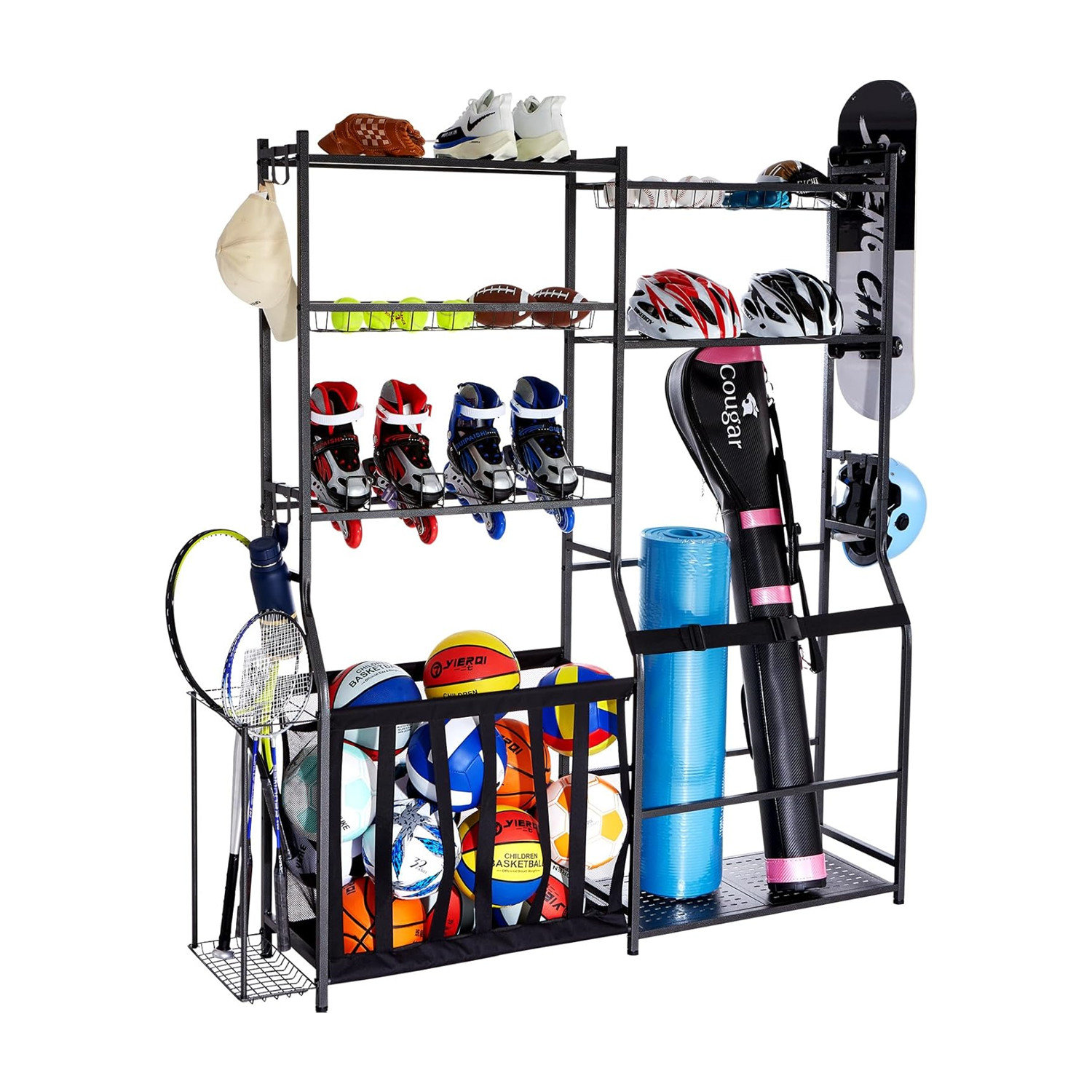 WFX Utility™ Sturdy And Durable Material Sports Equipment Garage ...