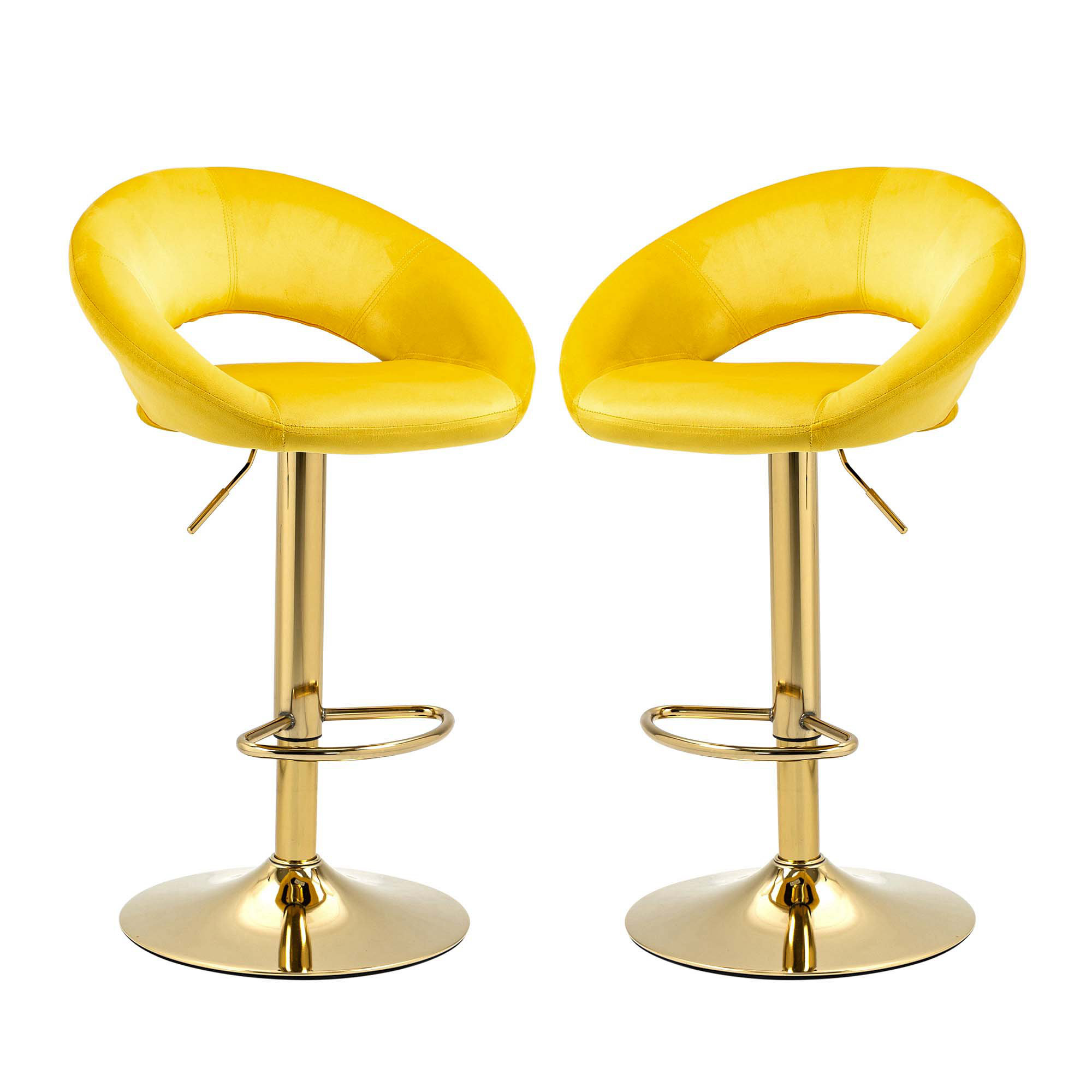 Everly Quinn Adjustable Modern Dining Chairs,velvet dining chair ...