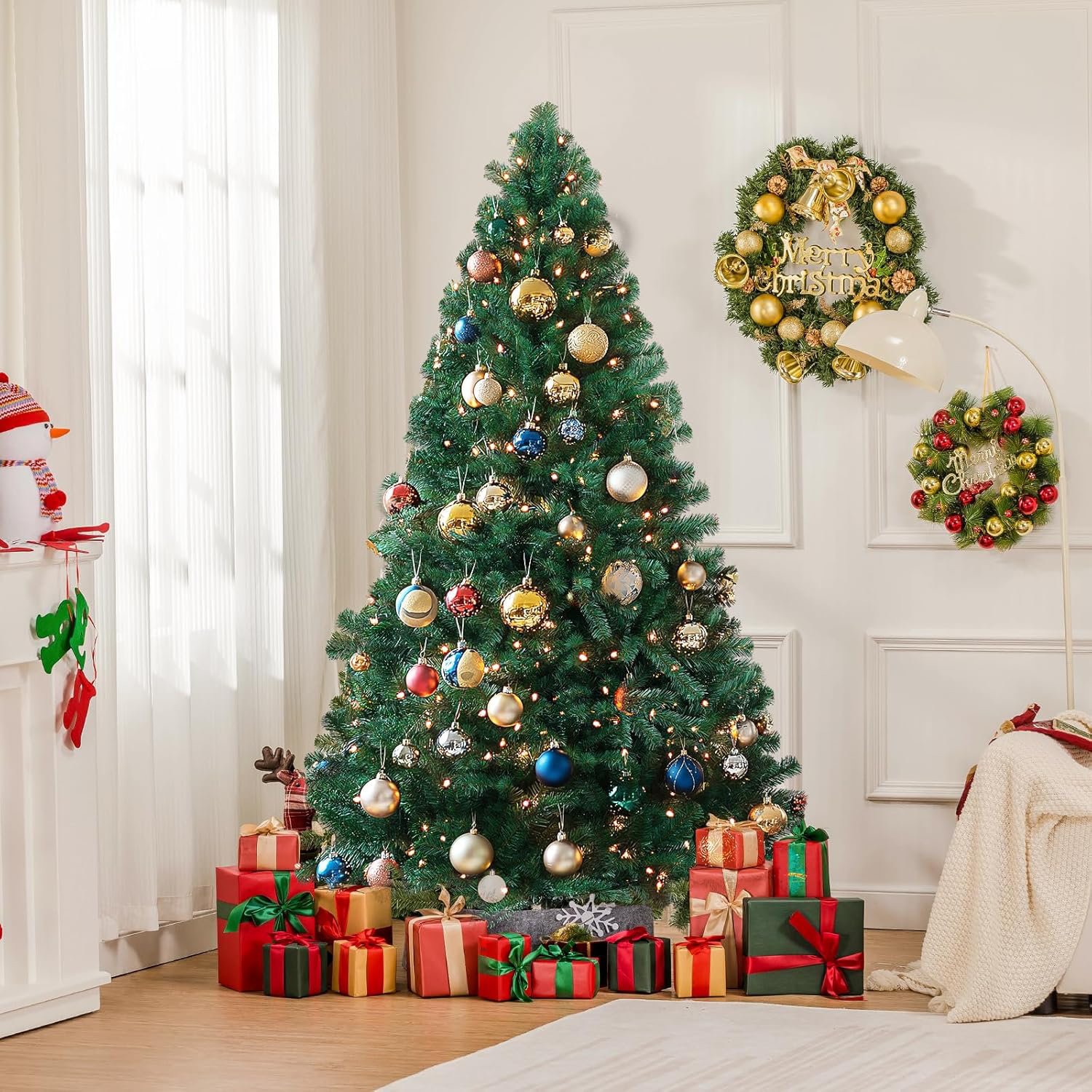 The Holiday Aisle® 6.5Ft Christmas Tree Premium Christmas Pine Tree ...