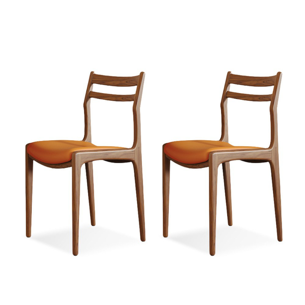 Hokku Designs 17.72" Solid back side Chair(Set of 2) | Wayfair