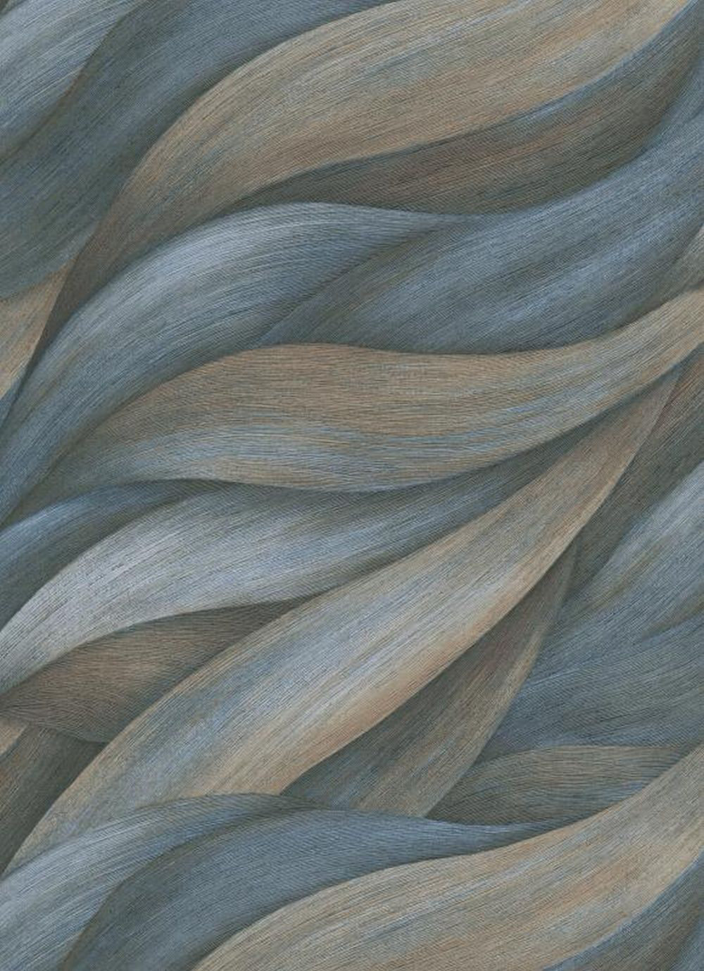Brayden Studio® Wallpaper Abstract Featuring Waves | Wayfair