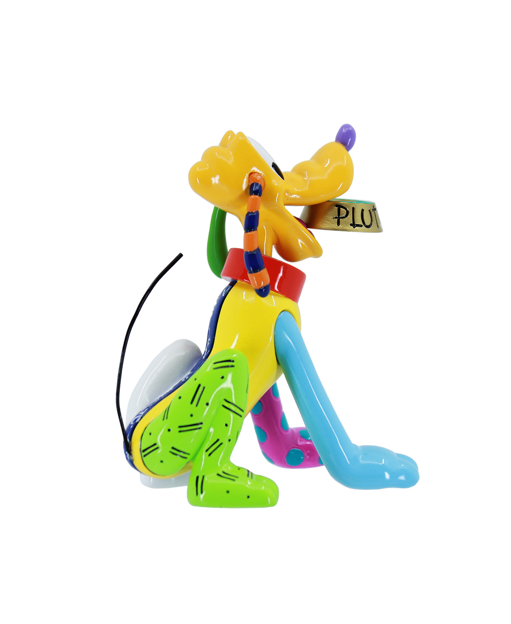 enesco Disney BRITTO Pluto's 95th Anniversary Mini FIGURINE 3.25in ...