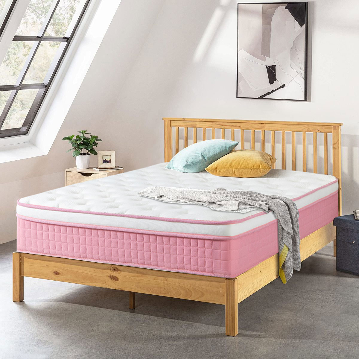 Alwyn Home 12 Inch Pocket Spring And Foam Hybrid Mattress With Cooling ...