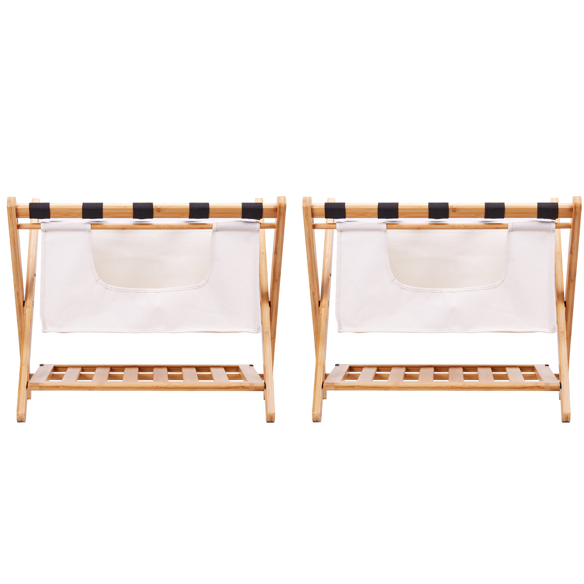 Lodoicea maldivica Bamboo Folding Luggage Rack | Wayfair