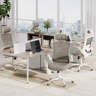 Inbox Zero Ergonomic Mesh Office Chair with Flip-Up Arms, Adjustable ...