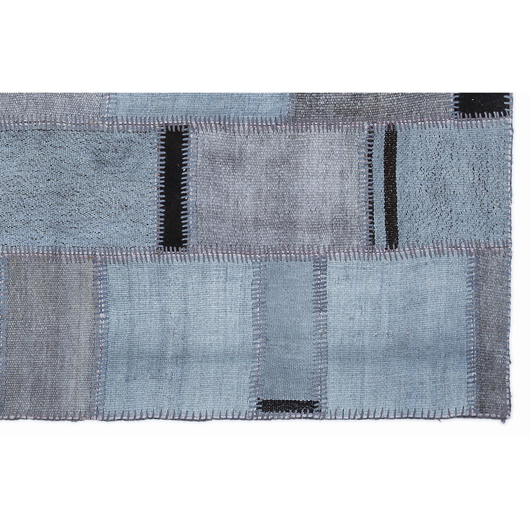 Bungalow Rose Wool Patchwork Rug - Wayfair Canada