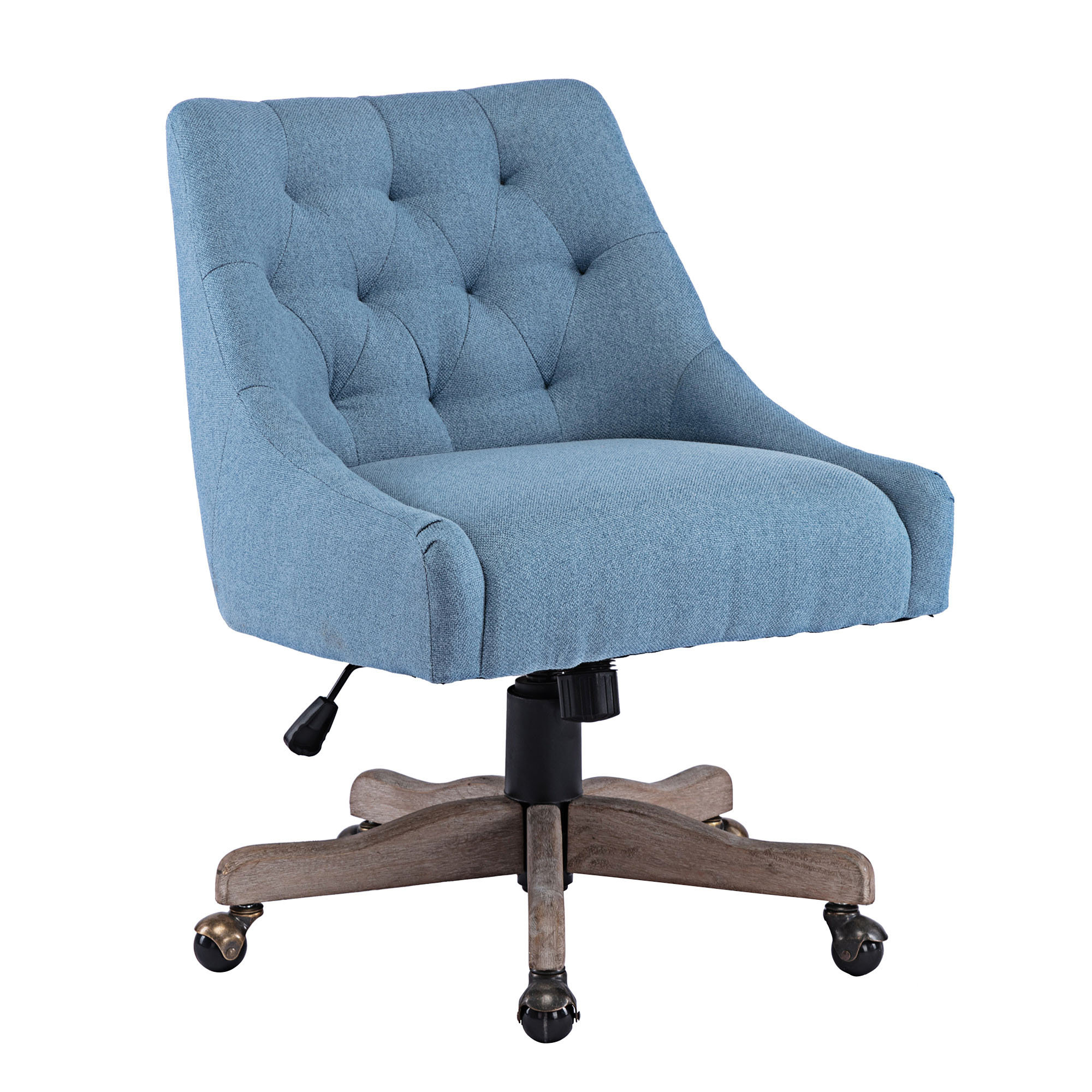 One Allium Way® Alyzah Linen Office Chair | Wayfair