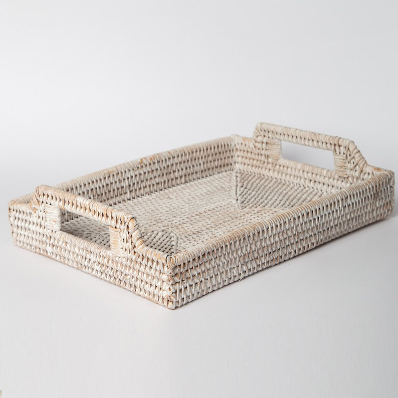 Bay Isle Home™ Gilkes Rattan Tray | Wayfair