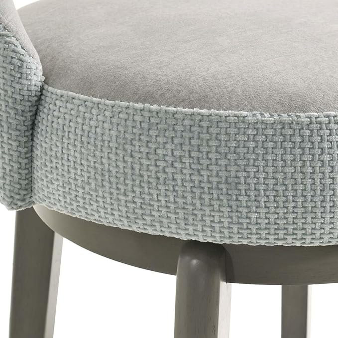 Xdeco Swivel Bar Height Bar Stools, Comfortable Velvet Upholstered ...