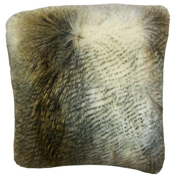 The Pillow Collection Valeska Faux Fur Pillow Sham | Wayfair