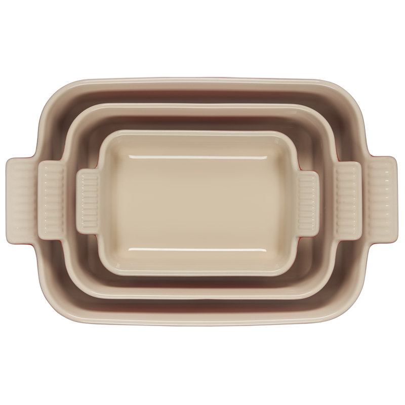 Le Creuset Stoneware 3 Piece Baking Dishes & Reviews | Wayfair